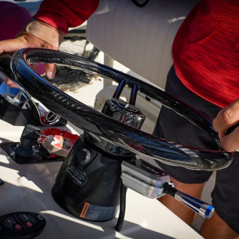 Gomexus Boat Steering Wheel 100% 3K Carbon Fiber 13.5" – Kaiser Boating ...