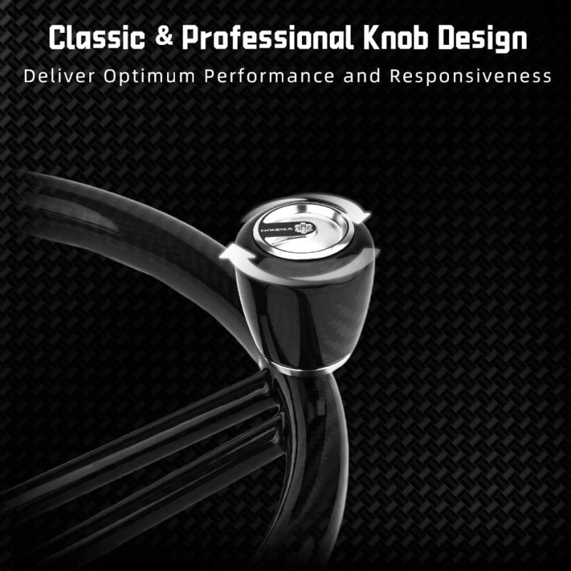 Gomexus Boat Steering Wheel 100% 3K Carbon Fiber 13.5" – Kaiser Boating ...