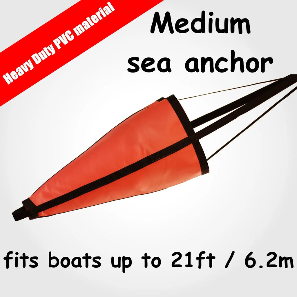 Sea Anchor Drogue Drifting Brake Suits Boats up to 21ft 6.2m - Medium ...